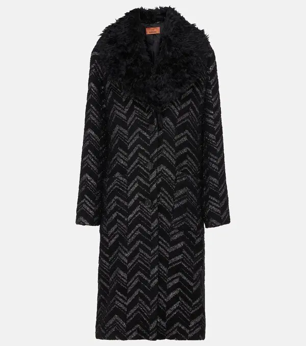Missoni Zigzag Lamé Coat