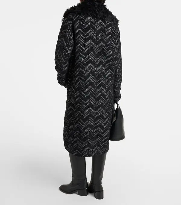 Missoni Zigzag Lamé Coat