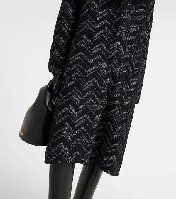 Missoni Zigzag Lamé Coat