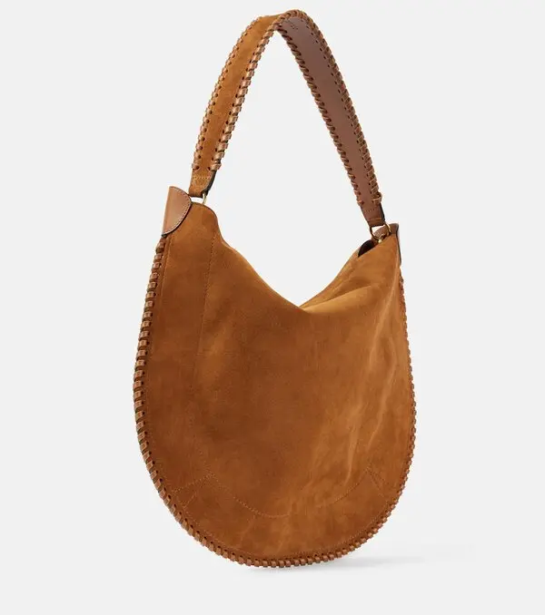 Isabel Marant Étoile Oskan Braided Suede Shoulder Bag
