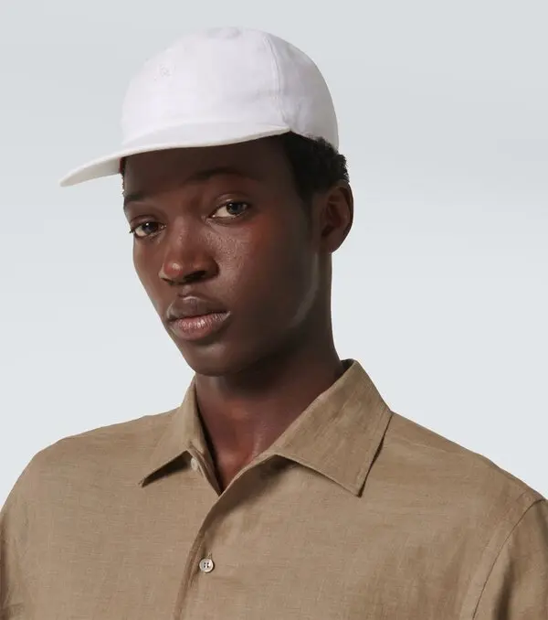 Loro Piana Linen Baseball Cap