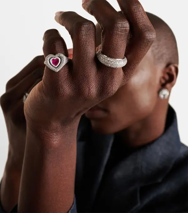 KAMYEN Manaal 2.0 Ring With Ruby And Diamonds