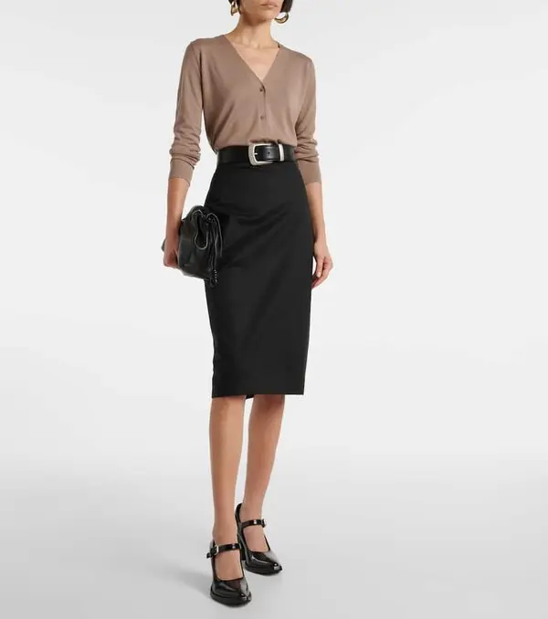 Max Mara Quirino Silk And Cotton Cardigan