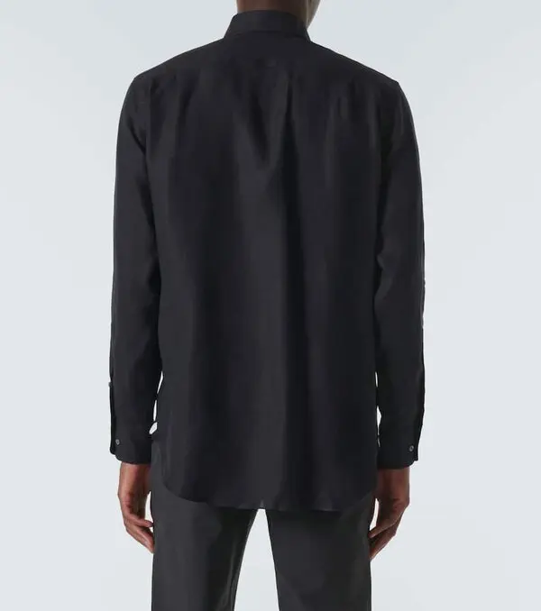Loro Piana André Linen Shirt - Blue
