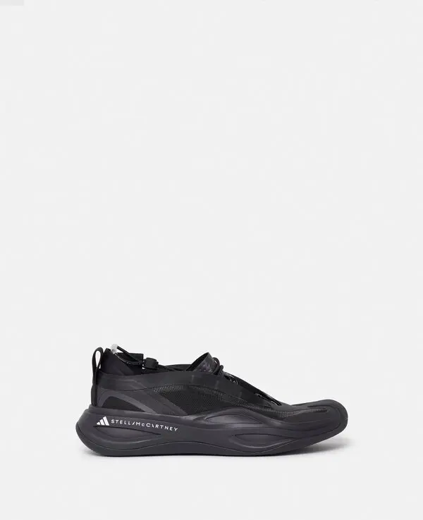 Stella McCartney Sportswear Low Ground Running Sneakers - Black
