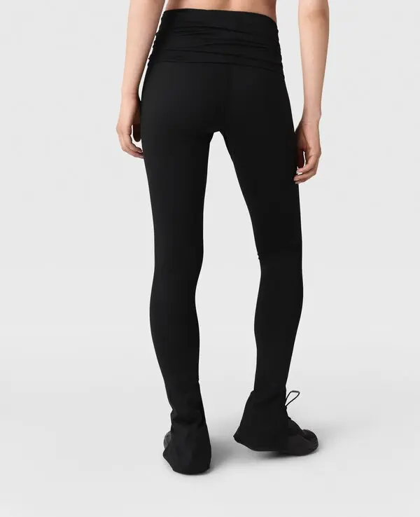 Stella McCartney Truestrength Split Cuff Yoga Leggings - Black