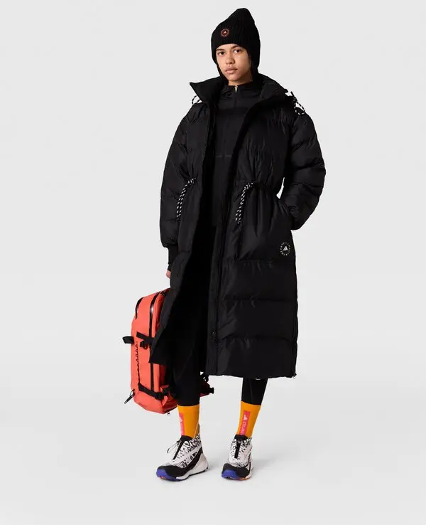 Stella McCartney Long Padded Coat With Drawstring Waist