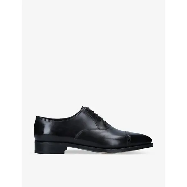 John Lobb City Ii Leather Oxford Shoes - Black