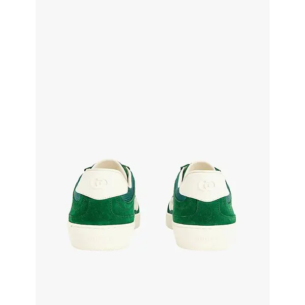 Gucci G74 Suede Low-top Sneakers - Green White