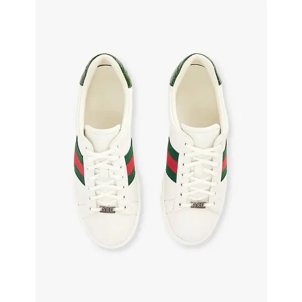 Gucci Ace Leather Low-top Sneakers