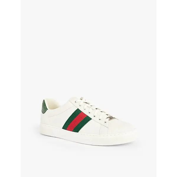 Gucci Ace Leather Low-top Sneakers