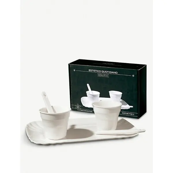 SELETTI Estetico Quotidiano Porcelain Coffee Set