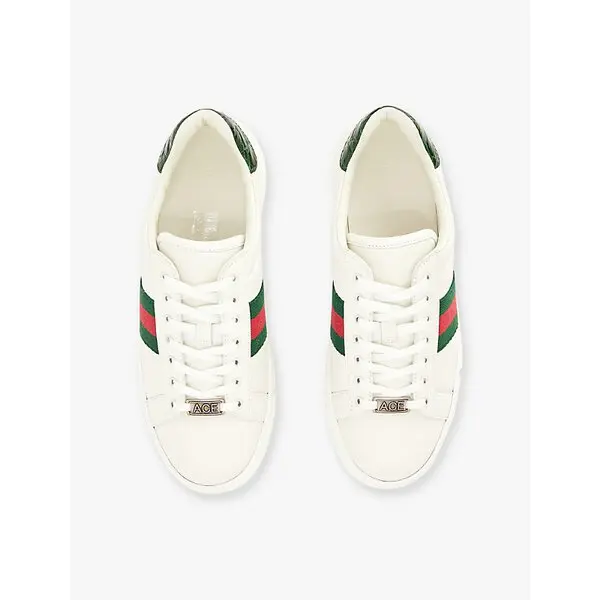 Gucci Ace Leather Low-top Sneakers