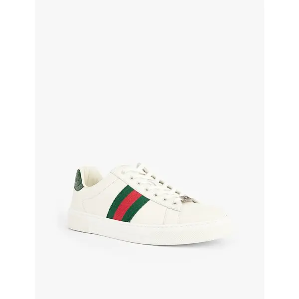 Gucci Ace Leather Low-top Sneakers