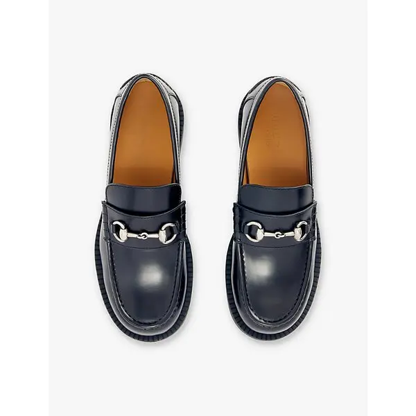 Gucci Horsebit-Embellished Leather Loafers - Nero | Editorialist display picture 1