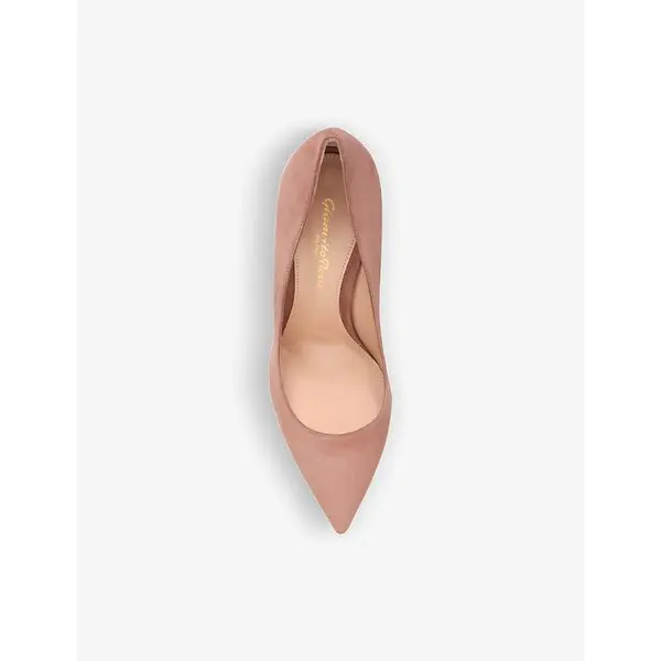 GIANVITO ROSSI Pointed-toe Suede Court Heels