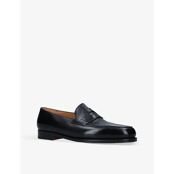 John Lobb Lopez Leather Loafers