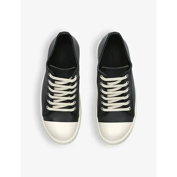 Rick Owens Toe-cap Leather Low-top Trainers