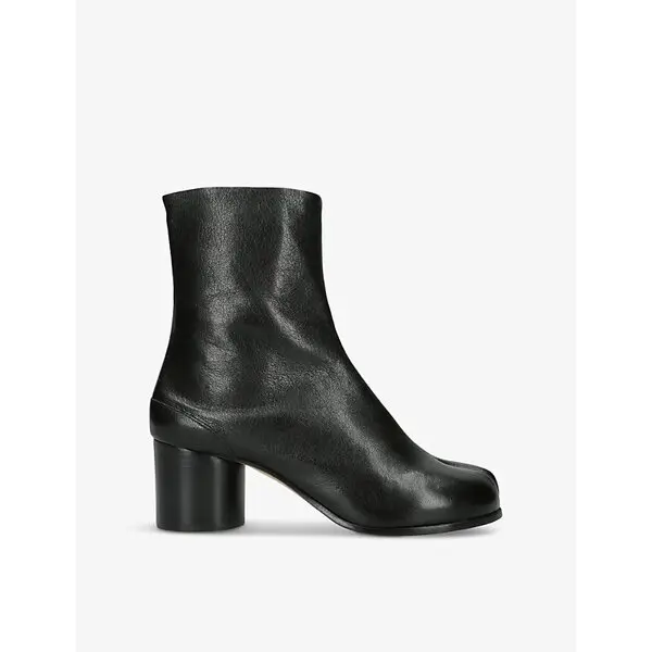 MAISON MARGIELA Tabi Leather Heeled Ankle Boots
