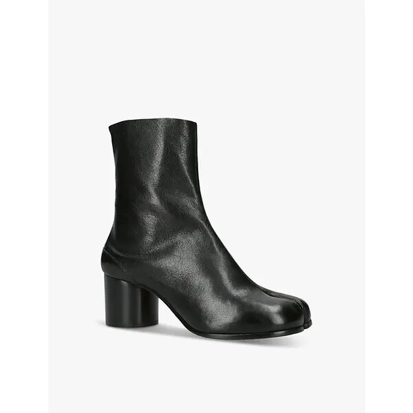 MAISON MARGIELA Tabi Leather Heeled Ankle Boots