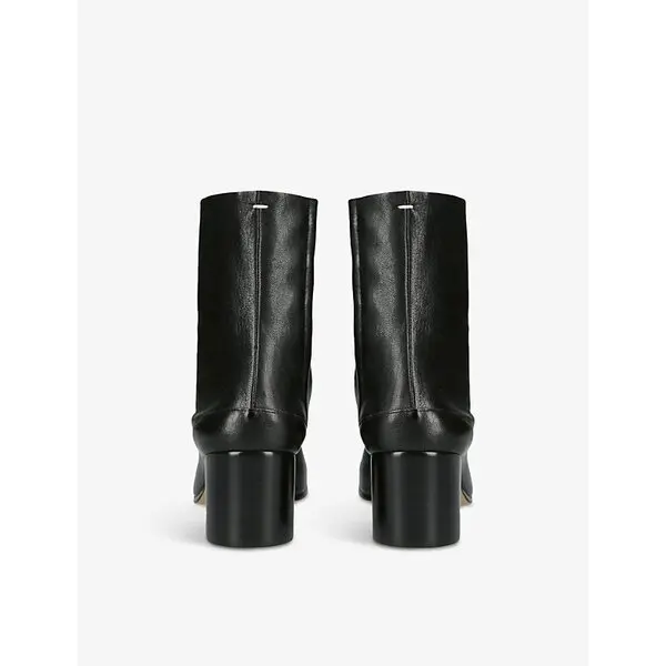 MAISON MARGIELA Tabi Leather Heeled Ankle Boots