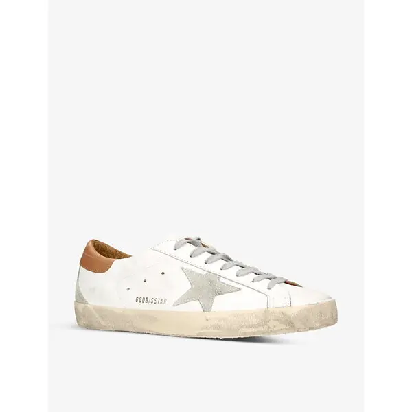 GOLDEN GOOSE Superstar Star-appliqué Leather Low-top Trainers