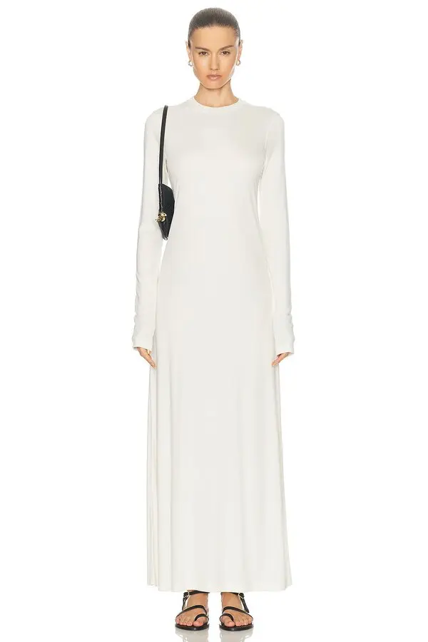 TOTEME Long Sleeve Jersey Dress
