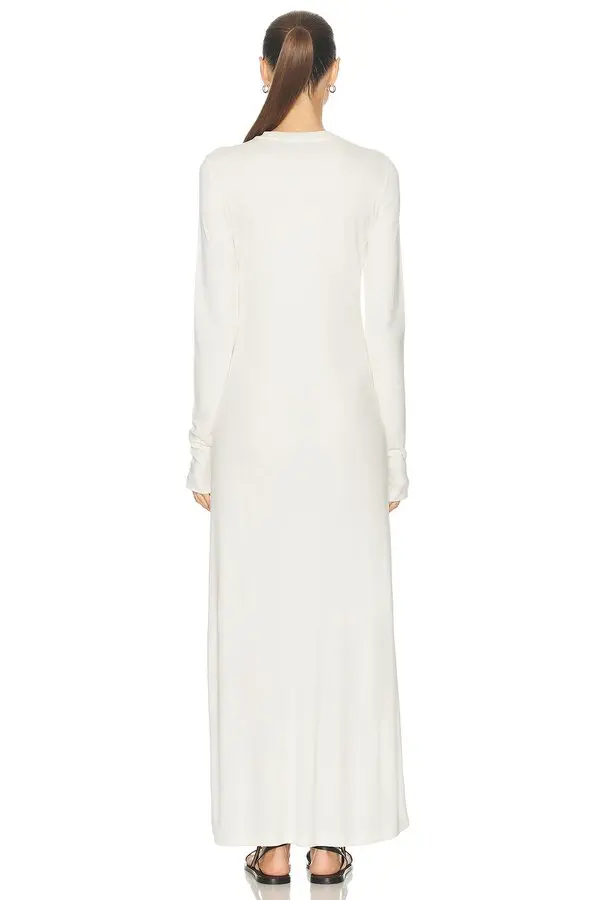 TOTEME Long Sleeve Jersey Dress
