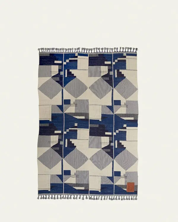 Loewe Patterned Throw Blanket, 41" X 70