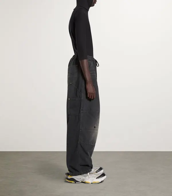 Balenciaga Double Knee Trousers - Black | Editorialist