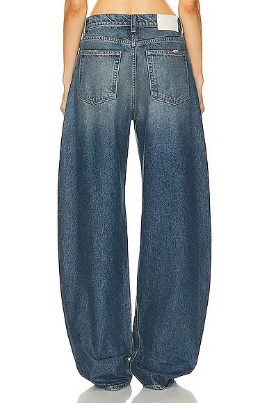 GRLFRND Paola Barrel Leg Jeans - Austin