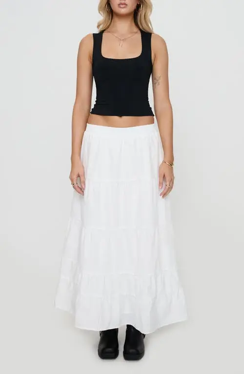 Princess Polly Zoe Crop Tank - Black