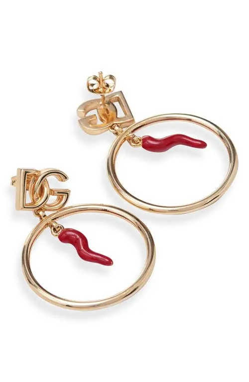 Dolce & Gabbana Cornetto Drop Earrings