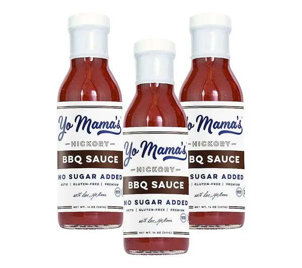 YO MAMA'S FOODS Yo Mama's 14oz Bottles Of Hickory Bbq Sauce - One-color