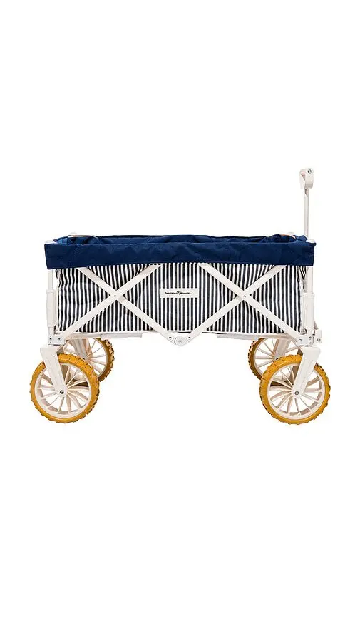 BUSINESS & PLEASURE Beach Cart In Navy - Laurens Navy Stripe