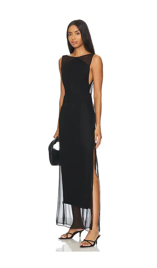 chinese dress ladies Daniela Long Sleeve Maxi Dress
