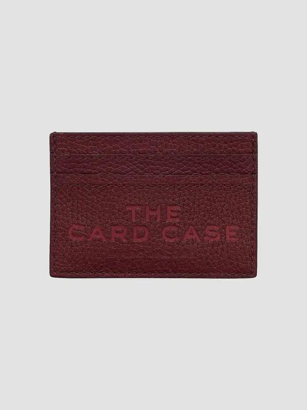 Marc Jacobs The Leather Card Case - Cherry