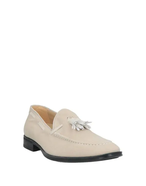 MANUFACTURE D'ESSAI Suede Loafers With Tassels - Beige