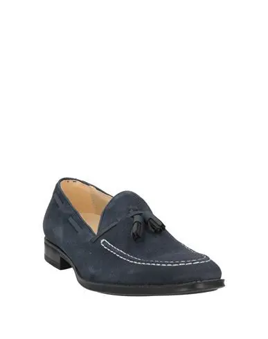 MANUFACTURE D'ESSAI Dark Leather Loafers - Navy Blue