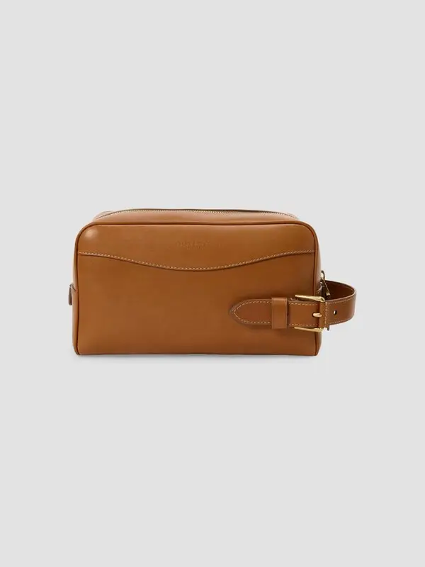 Ralph Lauren Purple Label Bedford Leather Toiletry Bag