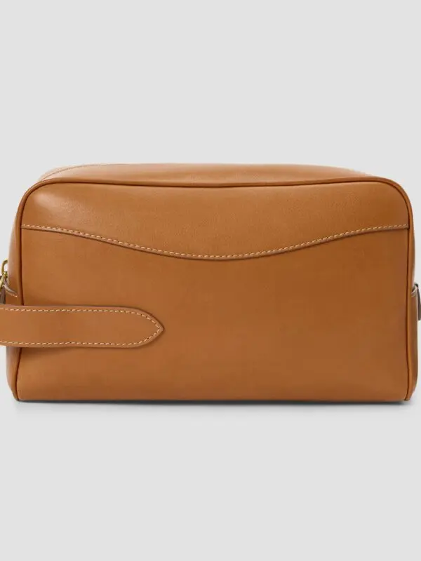 Ralph Lauren Purple Label Bedford Leather Toiletry Bag