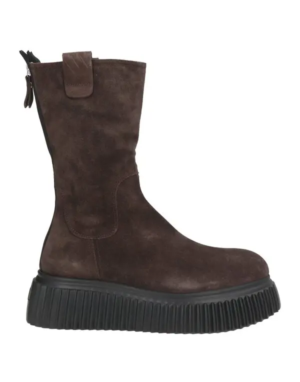 Agl Ankle Boots Chocolate Size Leather - Brown