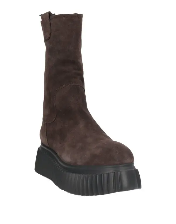 Agl Ankle Boots Chocolate Size Leather - Brown