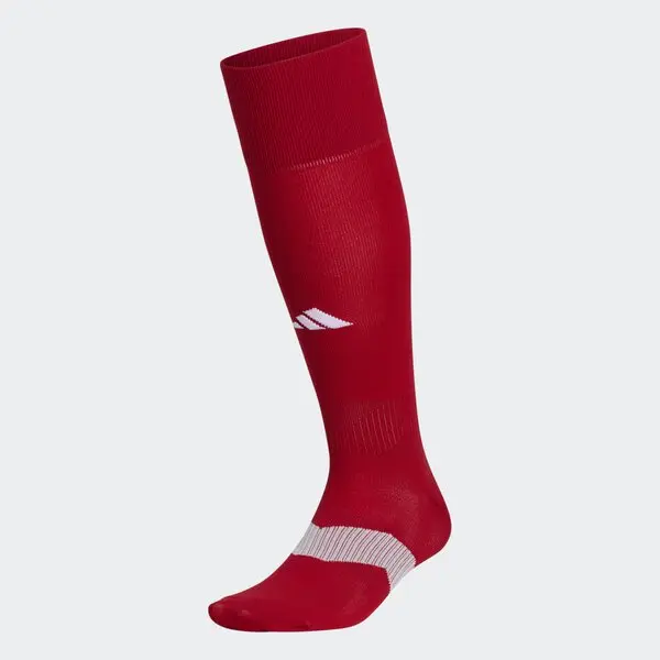 Adidas Metro Over-the-calf Socks - Power Red / Clear Grey / White
