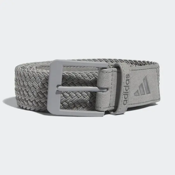 Adidas Braided Stretch Belt - Grey Three