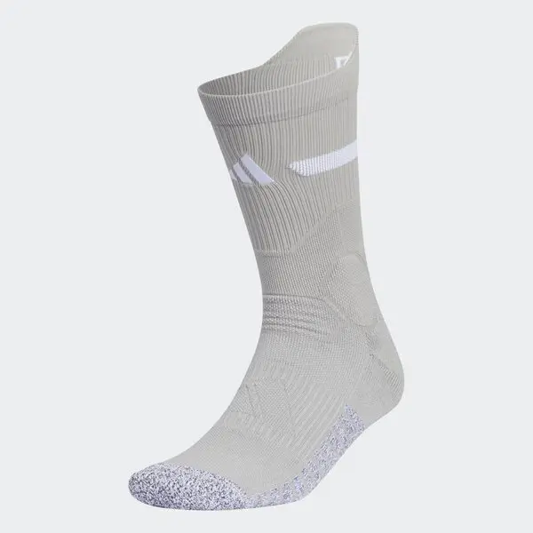 Adidas Adizero Football Cushioned Crew Socks - Light Grey