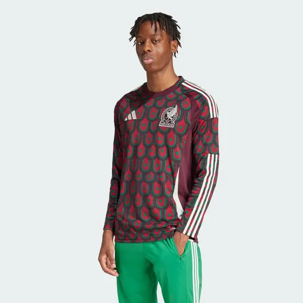 Adidas Mexico 24 Long Sleeve Home Jersey