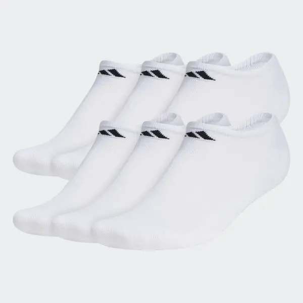 Adidas No-show Socks 6 Pairs - White / Black