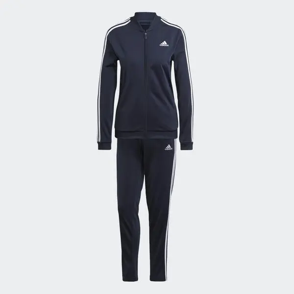 Adidas Essentials 3-stripes Track Suit Dark Blue - Legend Ink