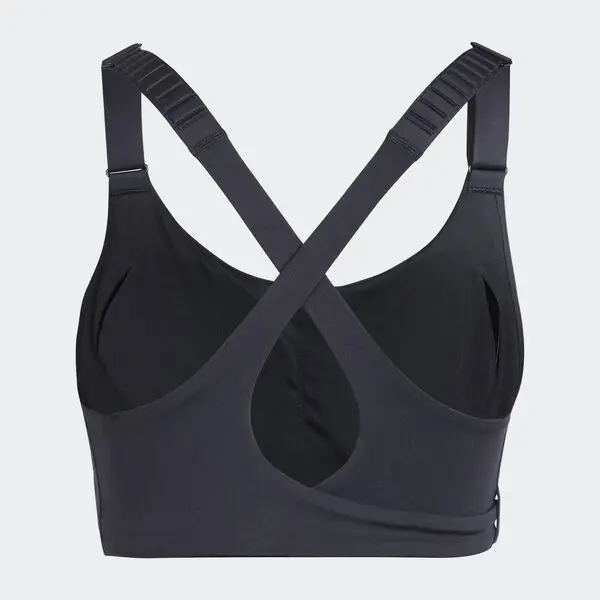 Adidas Fastimpact Luxe Run High-support Bra - Core Black